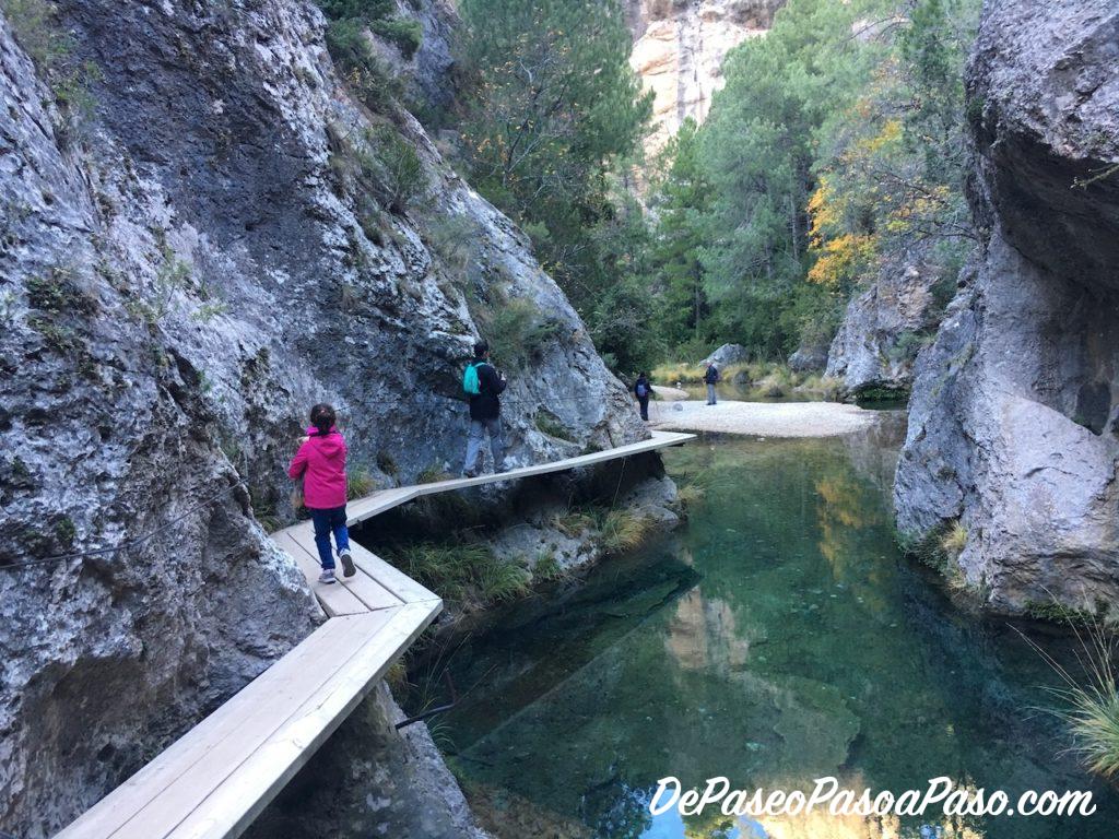 Ruta Parrizal de Beceite con niños- De Paseo Paso a Paso